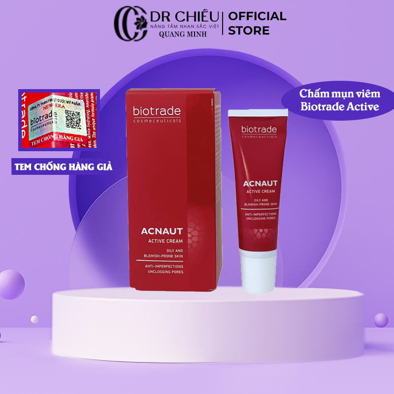Kem chấm mụn Biotrade Acnaut Active Cream - giảm mụn trắng sáng da giảm ...