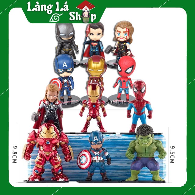 (Có lẻ) Set Combo 12 Mô hình nhân vật Biệt đội siêu anh hùng Avenger ...