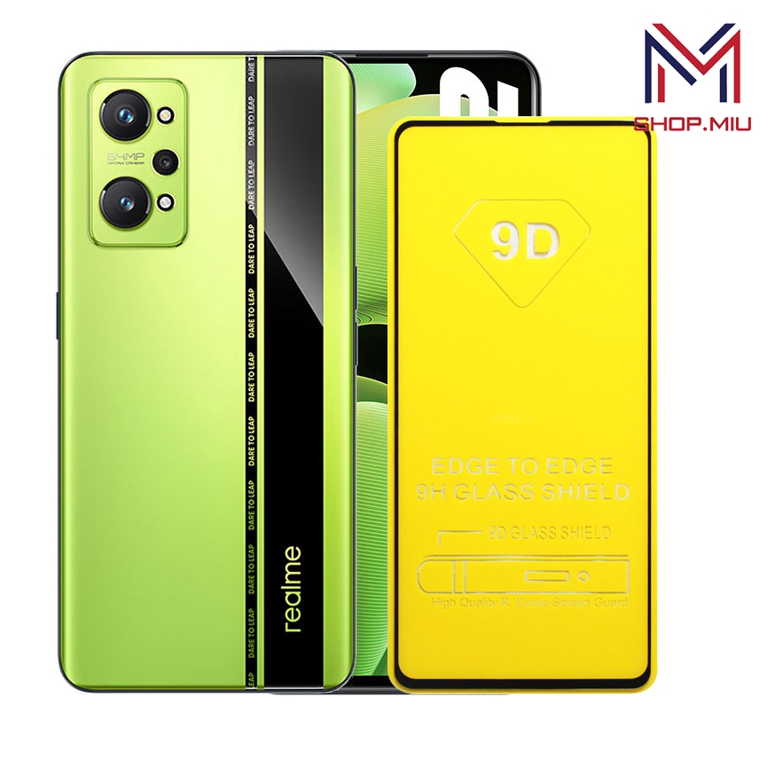 Kính cường lực 9D Realme GT neo 2 , GT 2 , Q5 pro , GT neo 3T full màn tặng giấy lau kính ...