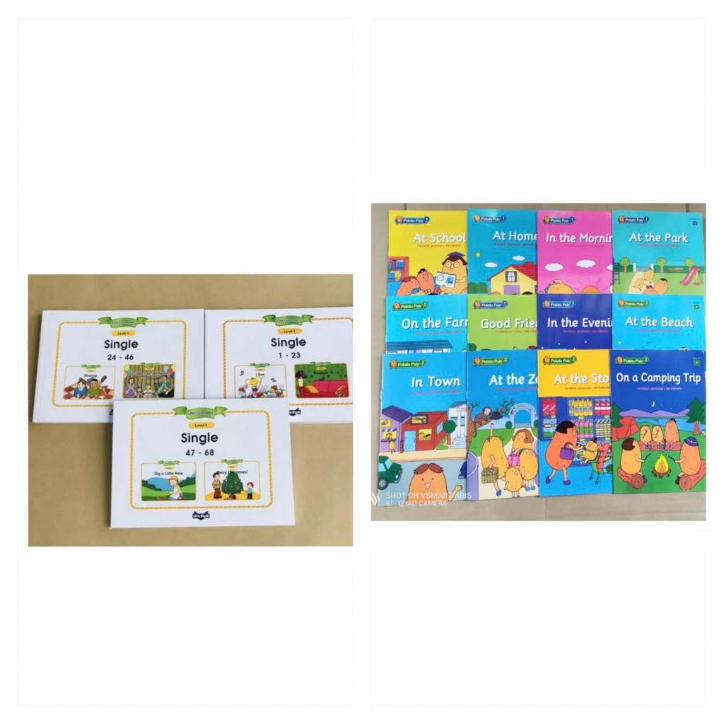 Sách - Combo Little fox single stories level 1 và Potato Pals 12 cuốn ...