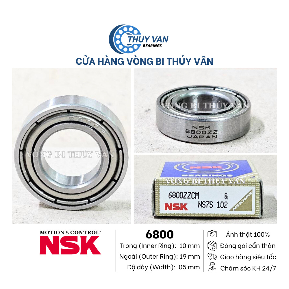 Vòng bi bạc đạn cầu hạt tròn mỏng 6800 6801 6802 6803 6804 6805 6807 6808 nắp phớt kim loại cao ...
