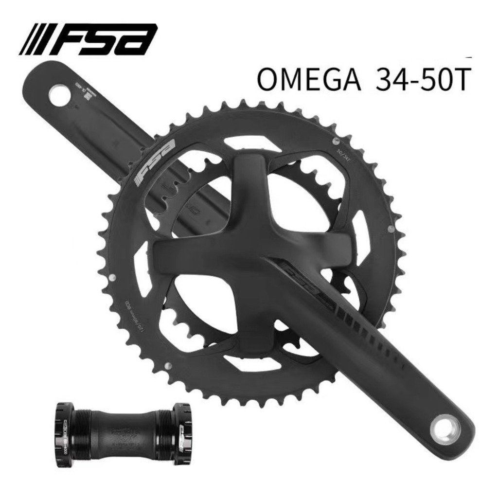 Đùi Đĩa Giò Dĩa Rỗng Xe Đạp FSA OMEGA, Bộ Đùi Đĩa FSA OMEGA trục cốt ...