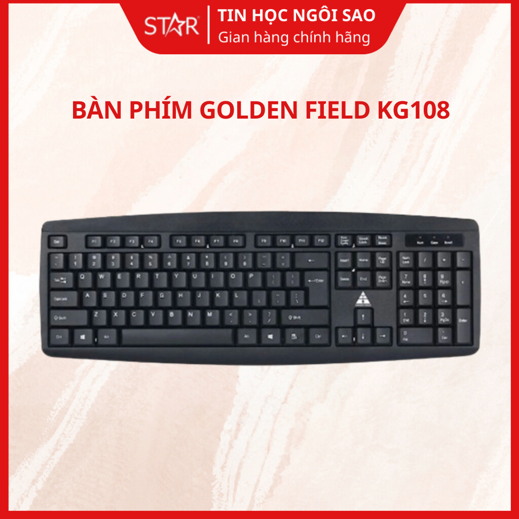 Bàn phím Golden Field KG108 - Bảo hành 12 tháng | Shopee Việt Nam