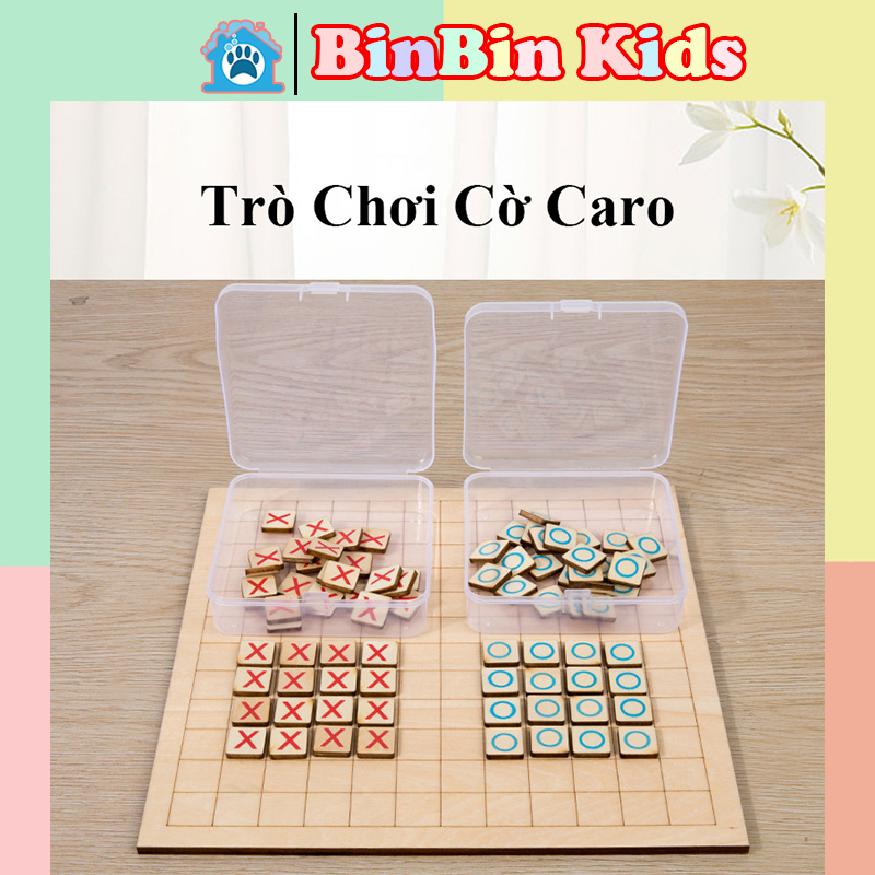 [Loại Có Hộp] Bộ Cờ Caro XO Bằng Gỗ Trò Chơi Gia Đình, Quà Tặng Độc Đáo ...
