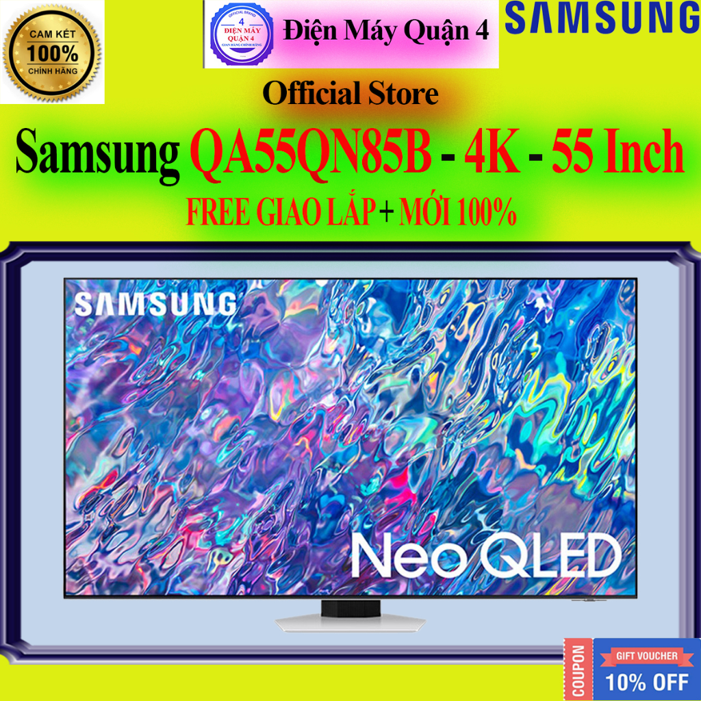 [Samsung 55QN85B] Smart Tivi Neo Qled Samsung 55 inch QA55QN85B - QA55QN85BA | Shopee Việt Nam