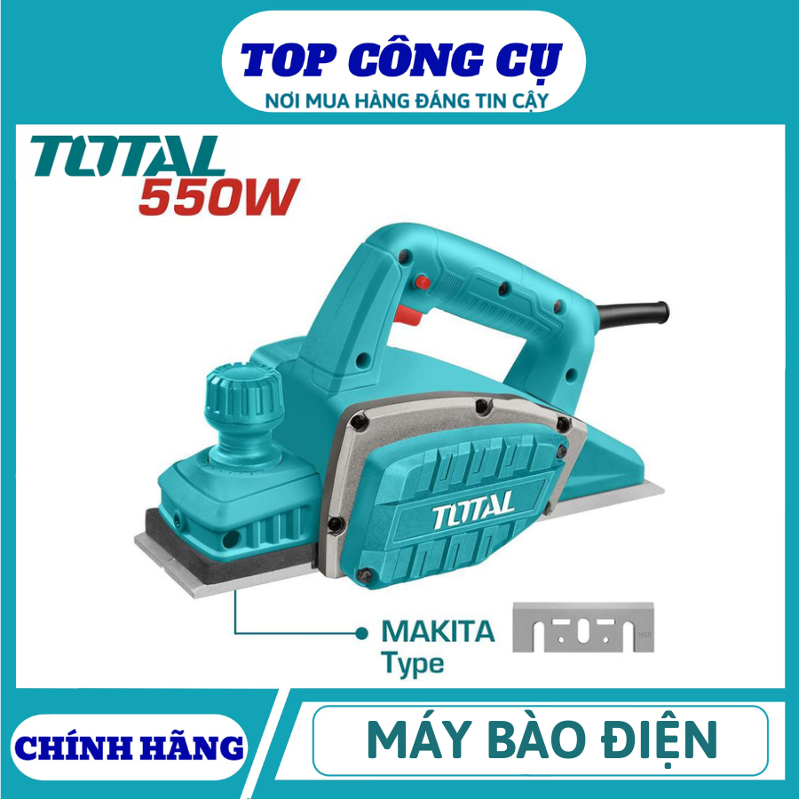 TOTAL Máy bào điện 550W TL5508216 | Shopee Việt Nam