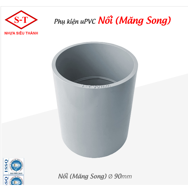 Măng song, măng sông, nối thẳng ống nhựa phi 76,90,114,140,168 PVC Nhựa ...
