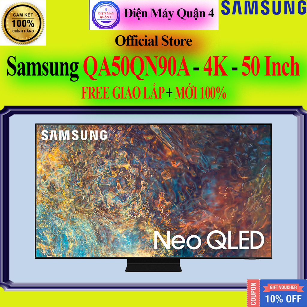 QA50QN90A - Smart Tivi Neo QLED 4K 50 inch Samsung QA50QN90AAKXXV ...