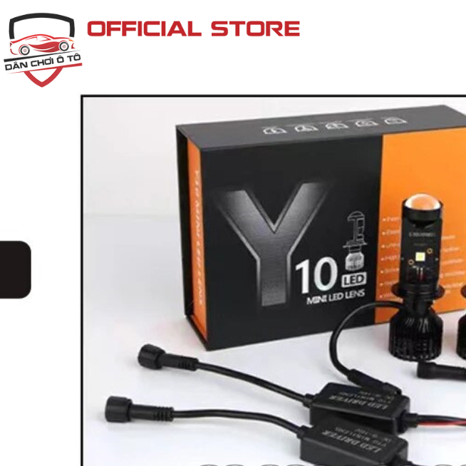 Đèn Pha Led Bi Cầu Y10 H7 Cắt Sáng Chống Chói bản 2025 | Shopee Việt Nam