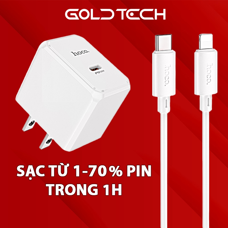 Sạc nhanh cho iphone PD 20W HOCO CS13 gồm củ sạc nhanh TypeC và cáp H ...