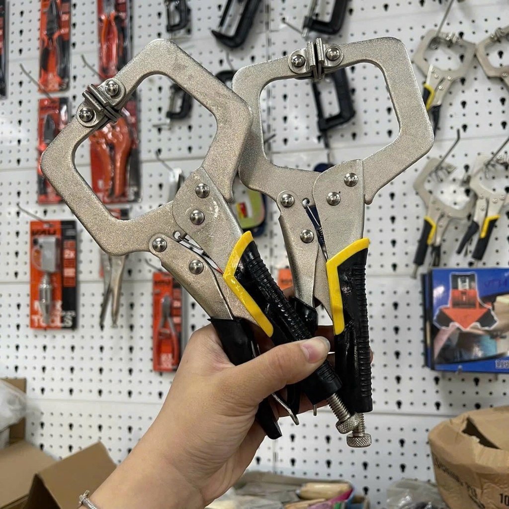 Kìm Chết Chữ C 11inch Kẹp Chặt Vật Liệu - Kìm Kẹp Góc Vuông - Kìm chữ C ...