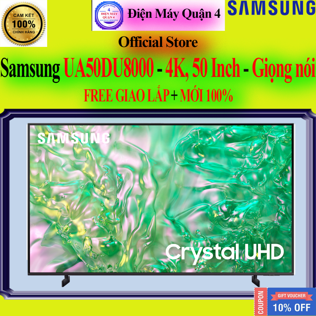 50DU8000 -- Smart Tivi Samsung 4K 50 inch UA50DU8000 | Shopee Việt Nam