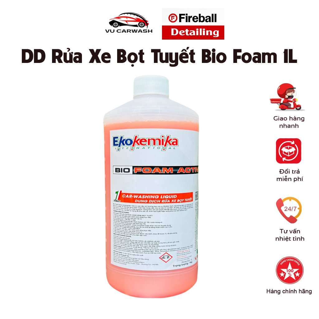 Dung Dịch Rửa Xe - Nước Rửa Xe Ô tô, Xe Máy Bio Foam -1L | Shopee Việt Nam