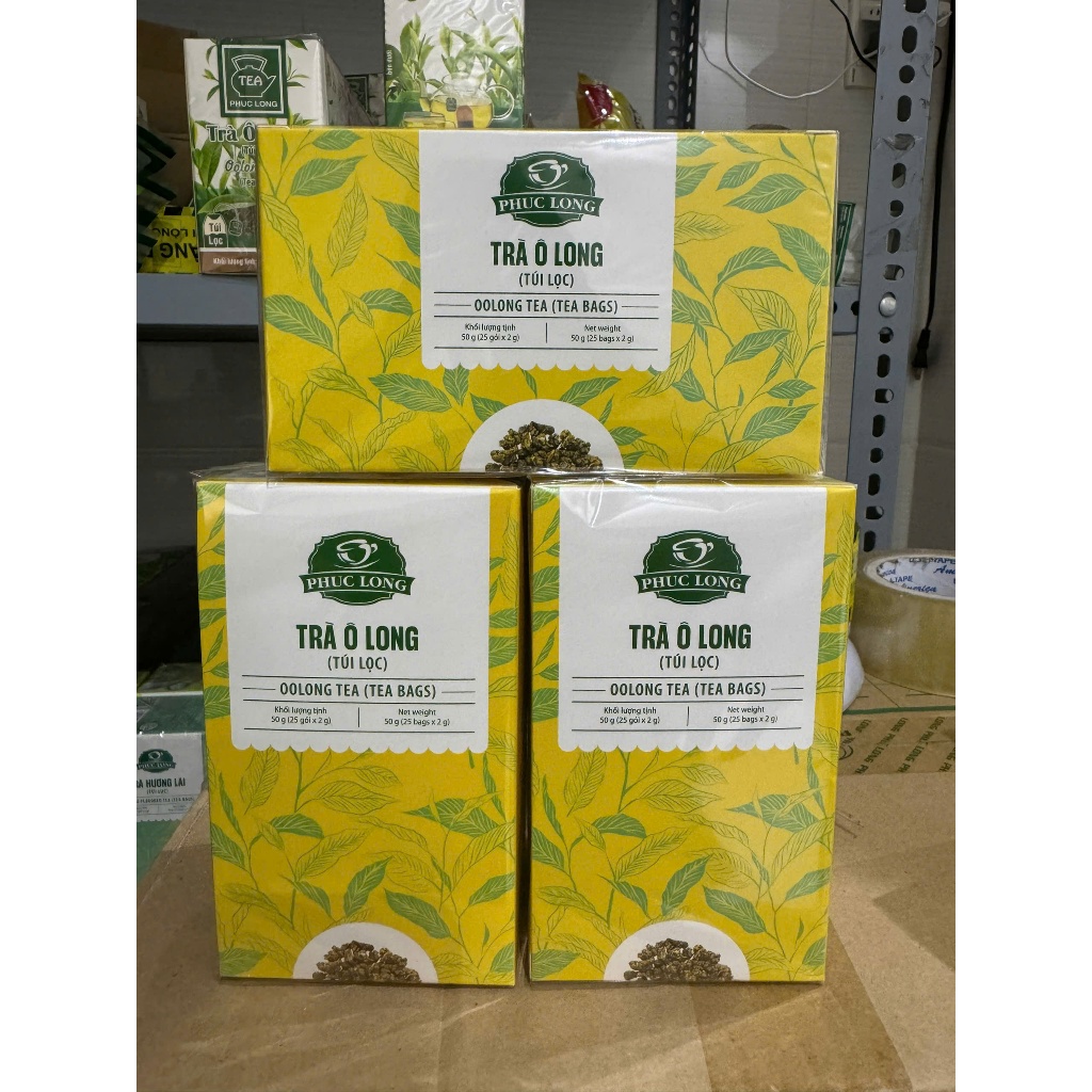 Trà Olong túi lọc Phúc Long 2gx25 gói (Mẫu mới 2024) | Shopee Việt Nam