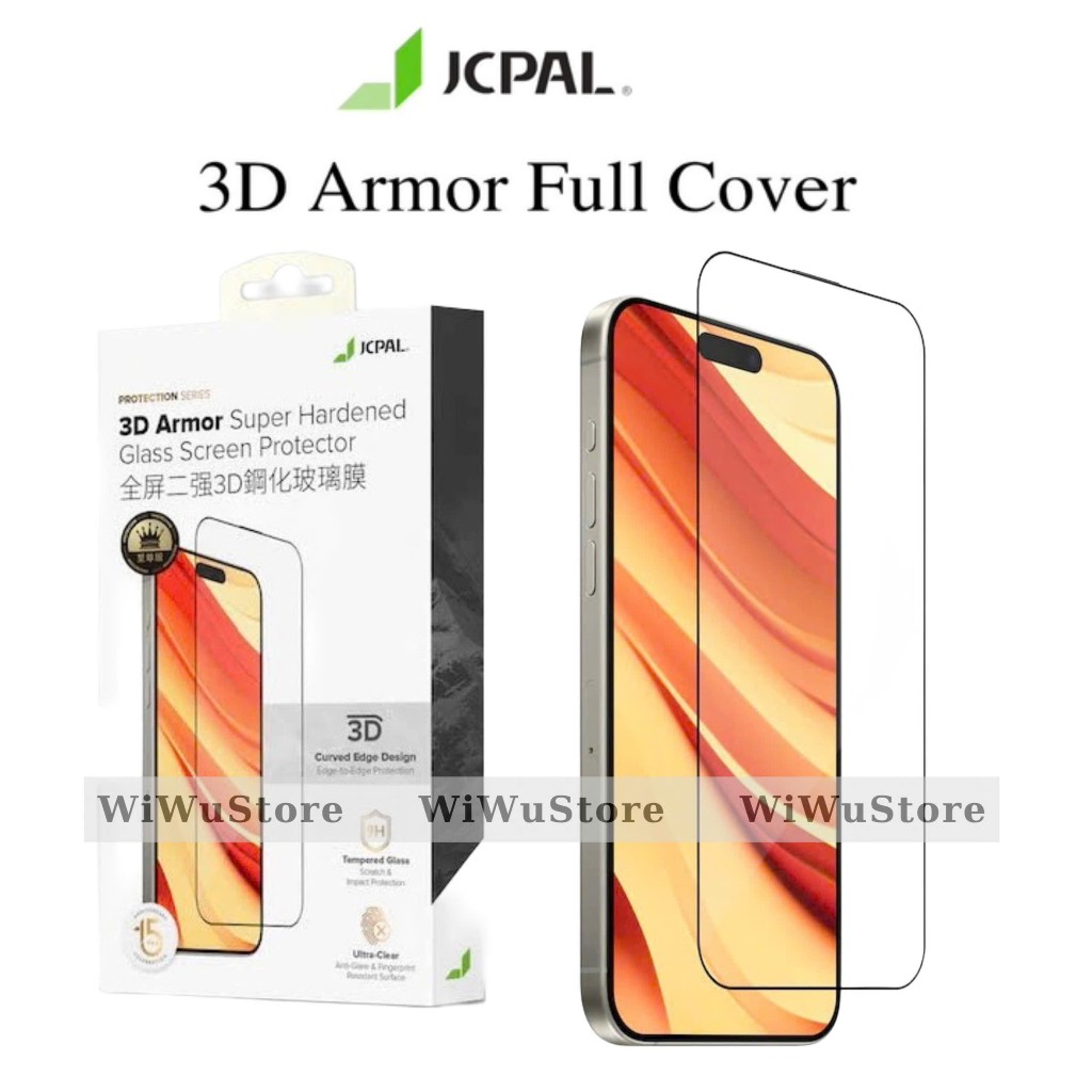 Kính Cường Lực iphone JCPAL 3D Armor Super Hardness Cho Smart phone 16 ...
