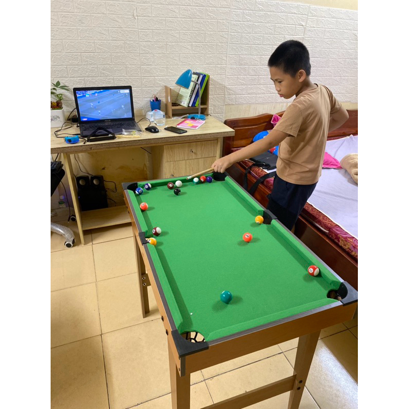 Bàn bi da mini kích thước 92x52x72cm giúp con giải trí siêu hot ...
