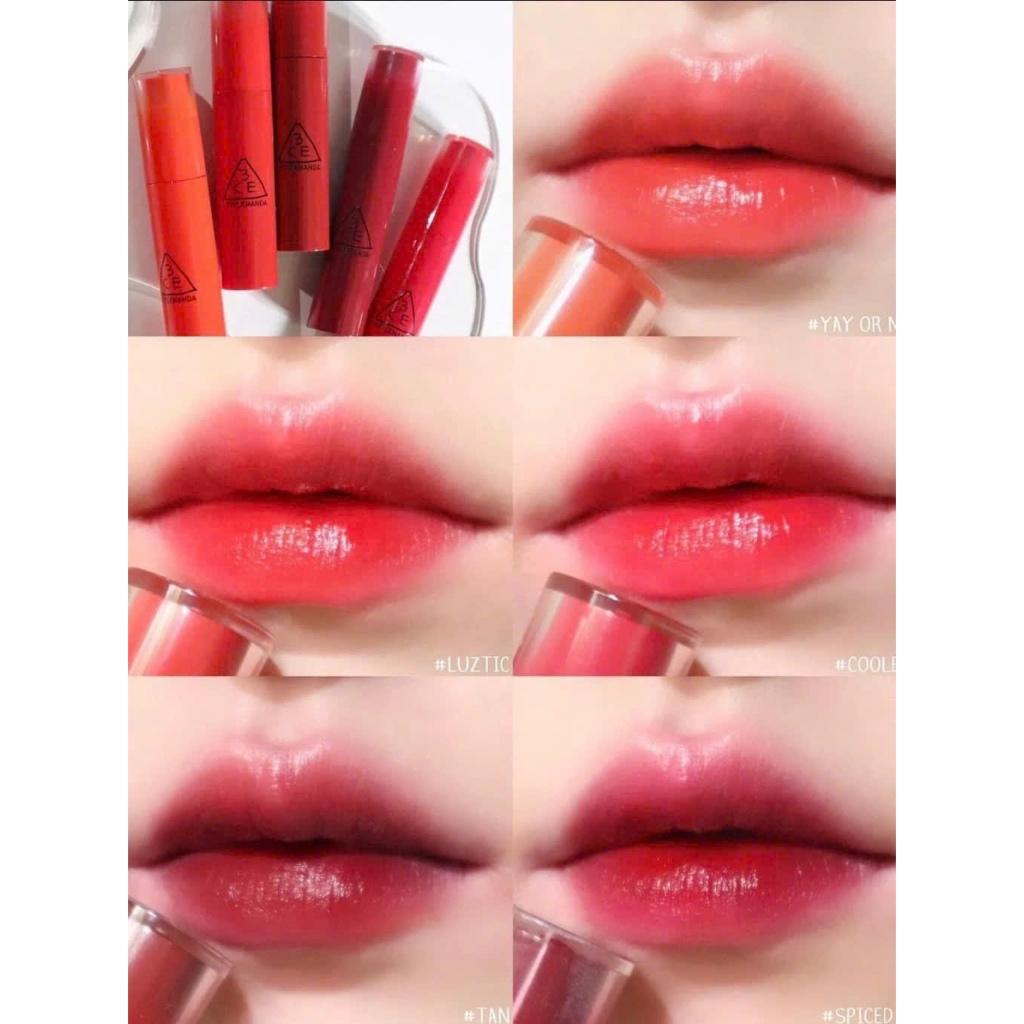 Son Tint 3CE Lazy Pop Lip Stain 4.5g (Coolest - Tan - Spiced Up ...