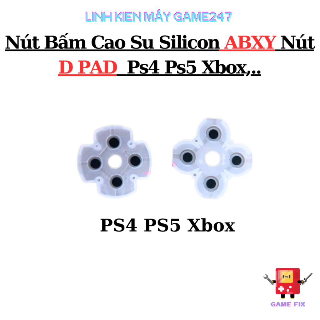 Nút Bấm Cao Su Silicon ABXY Nút D PAD Ps4 Ps5 Xbox,.. | Shopee Việt Nam