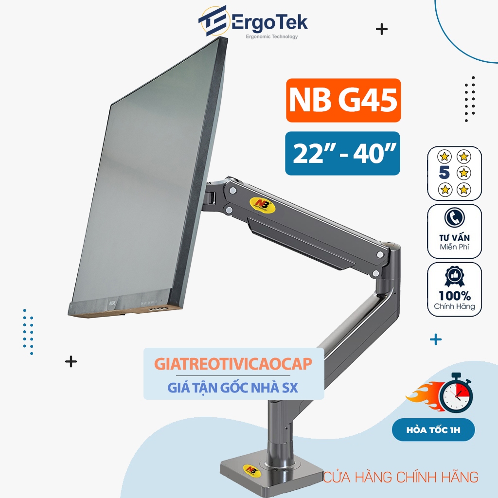 Giá Treo Màn Hình NB G45 22 - 40" / NB H100 17 - 30" / Tay Arm Đỡ ...