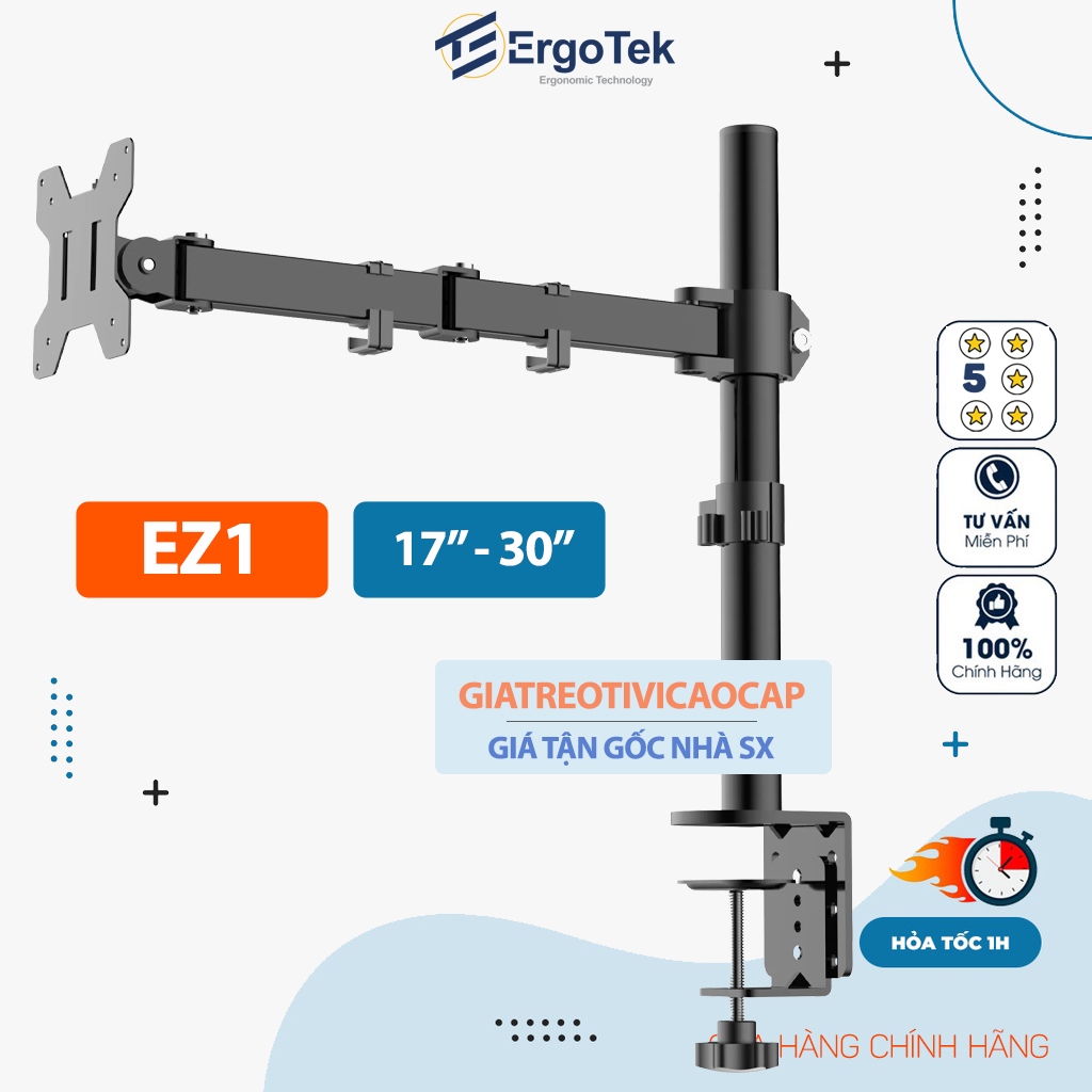 Giá Treo Màn Hình Gắn Bàn ErgoTek EZ1 - Giá Đỡ Màn Hình Xoay 360 Độ [ Cao Cấp Hơn M051 - XL03 ...