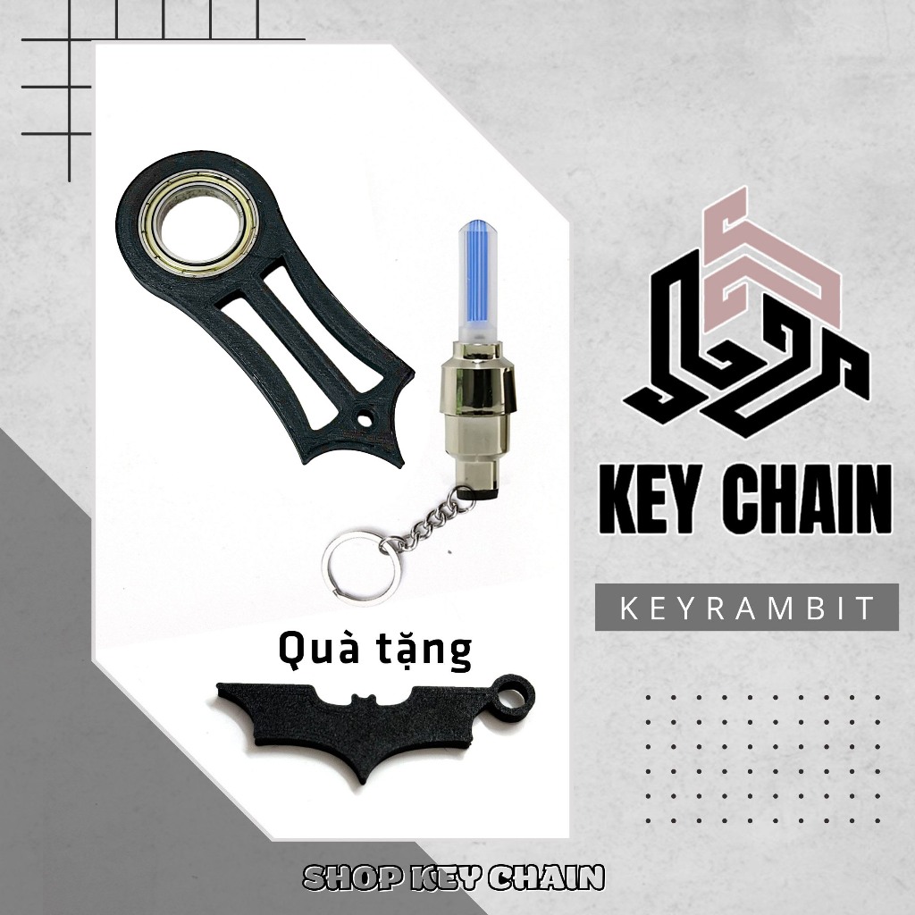 Móc Khóa Combo Keyrambit T4 Kèm Đèn Led Neon Giúp Giảm Stress Tặng Kèm ...