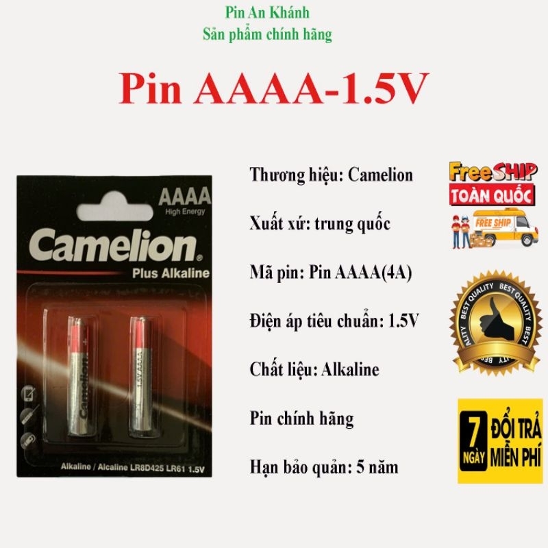 Vỉ 2 viên pin AAAA (4A) Camelion dùng cho Bút cảm ứng | Shopee Việt Nam