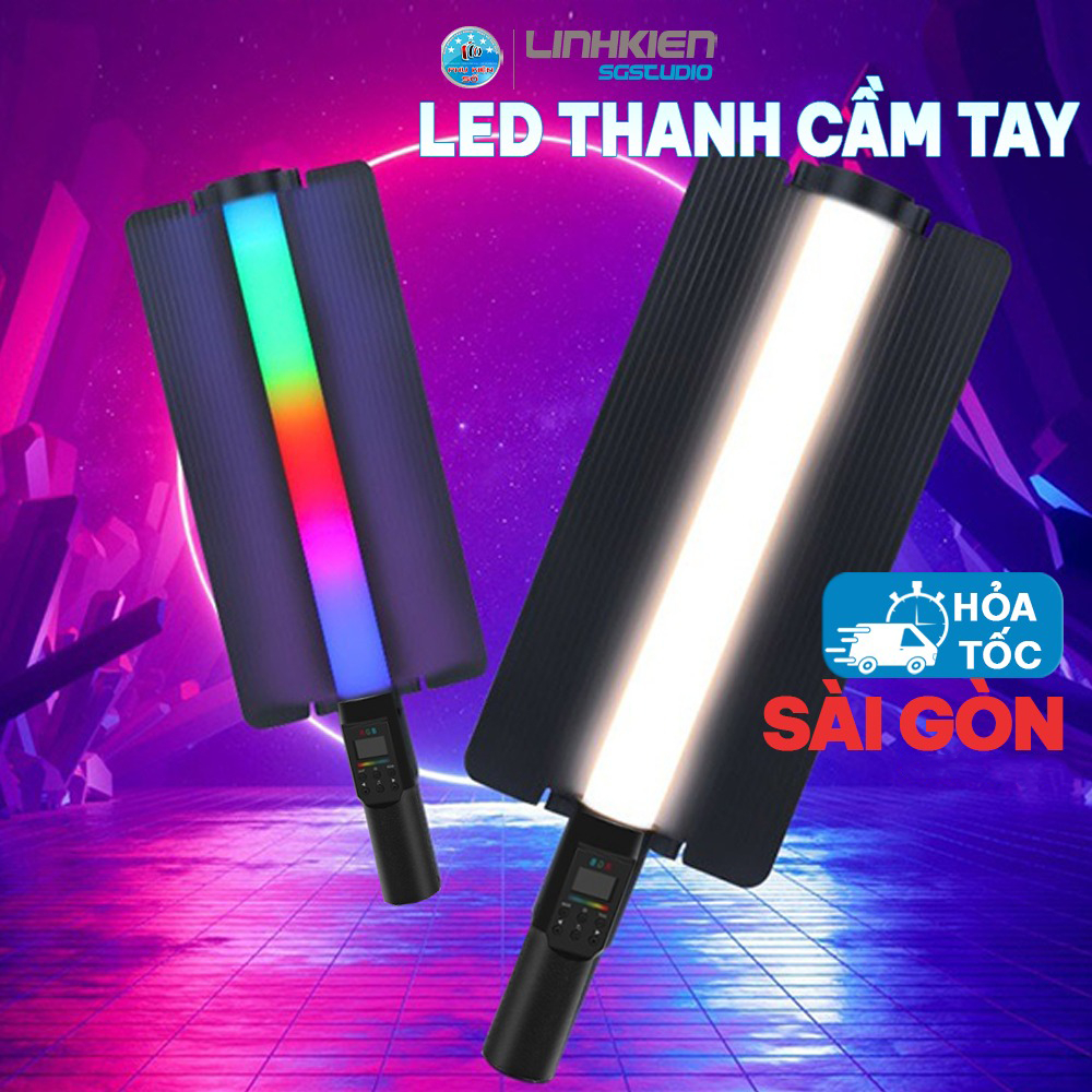 Đèn LED Thanh Cầm Tay Light Stick RGB Symphony Light 916 Cao Cấp ánh ...