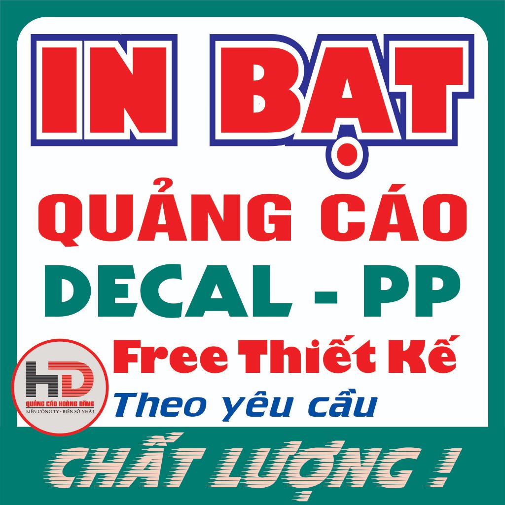 BẠT QUẢNG CÁO, in decal in dcal cán fomex | Shopee Việt Nam