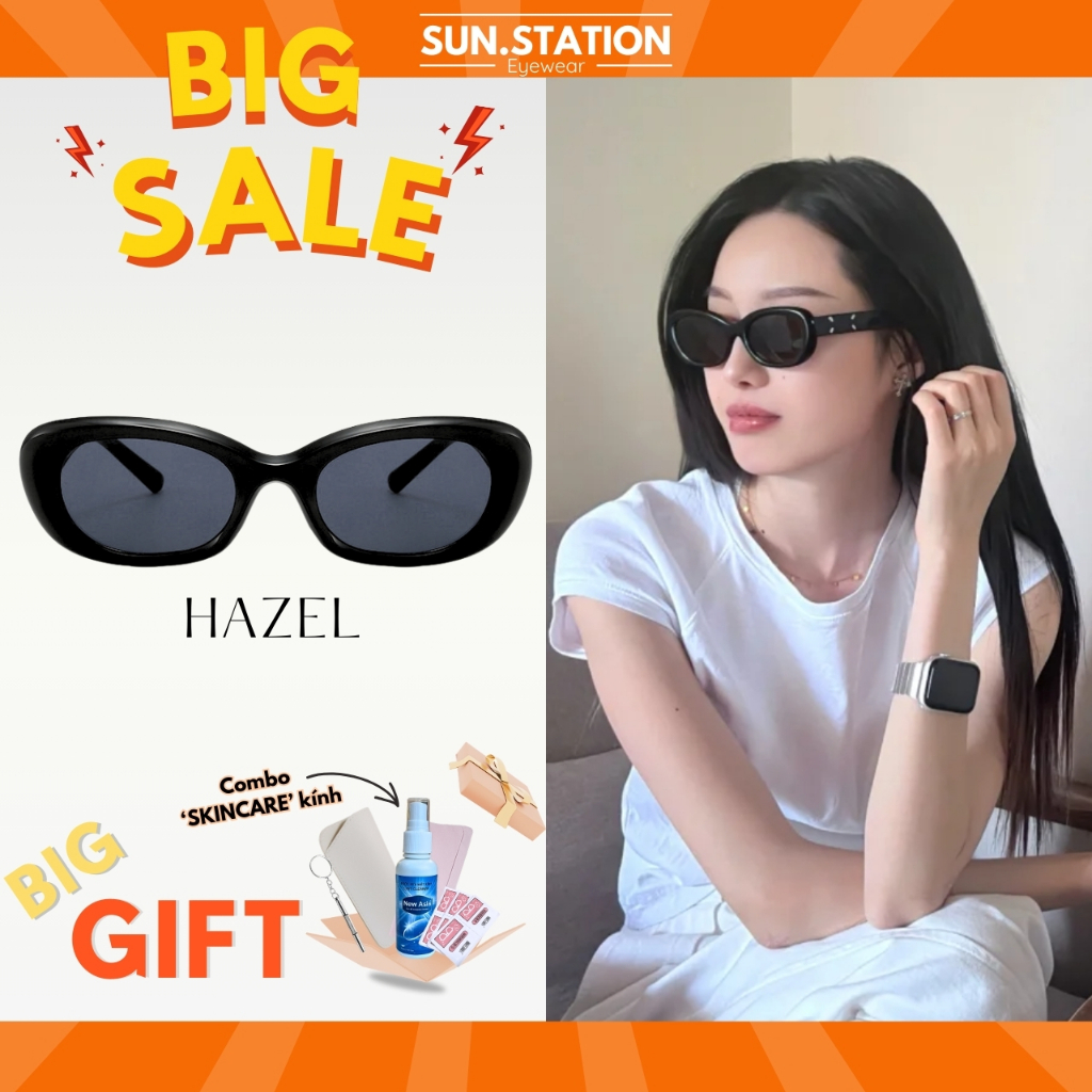 Kính râm nữ nam cao cấp chống tia uv SUNSTATION, Kính mát thời trang ...