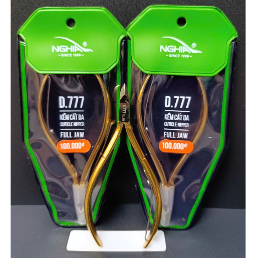 Kềm Nghĩa cắt da D777 mạ vàng, kìm nghĩa nhặt da d777, kềm nghĩa d777 | Shopee Việt Nam