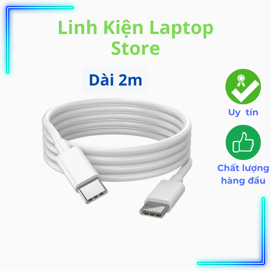 Dây cáp Type C to Type C dài 2m , Mới 100% | Shopee Việt Nam