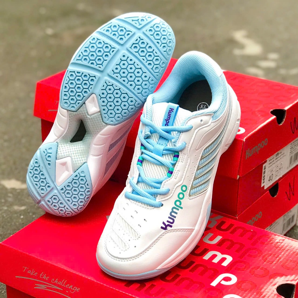 Giày cầu lông Kumpoo E301 chính hãng đi êm, chống lật cổ chân - Mẫu mới ...