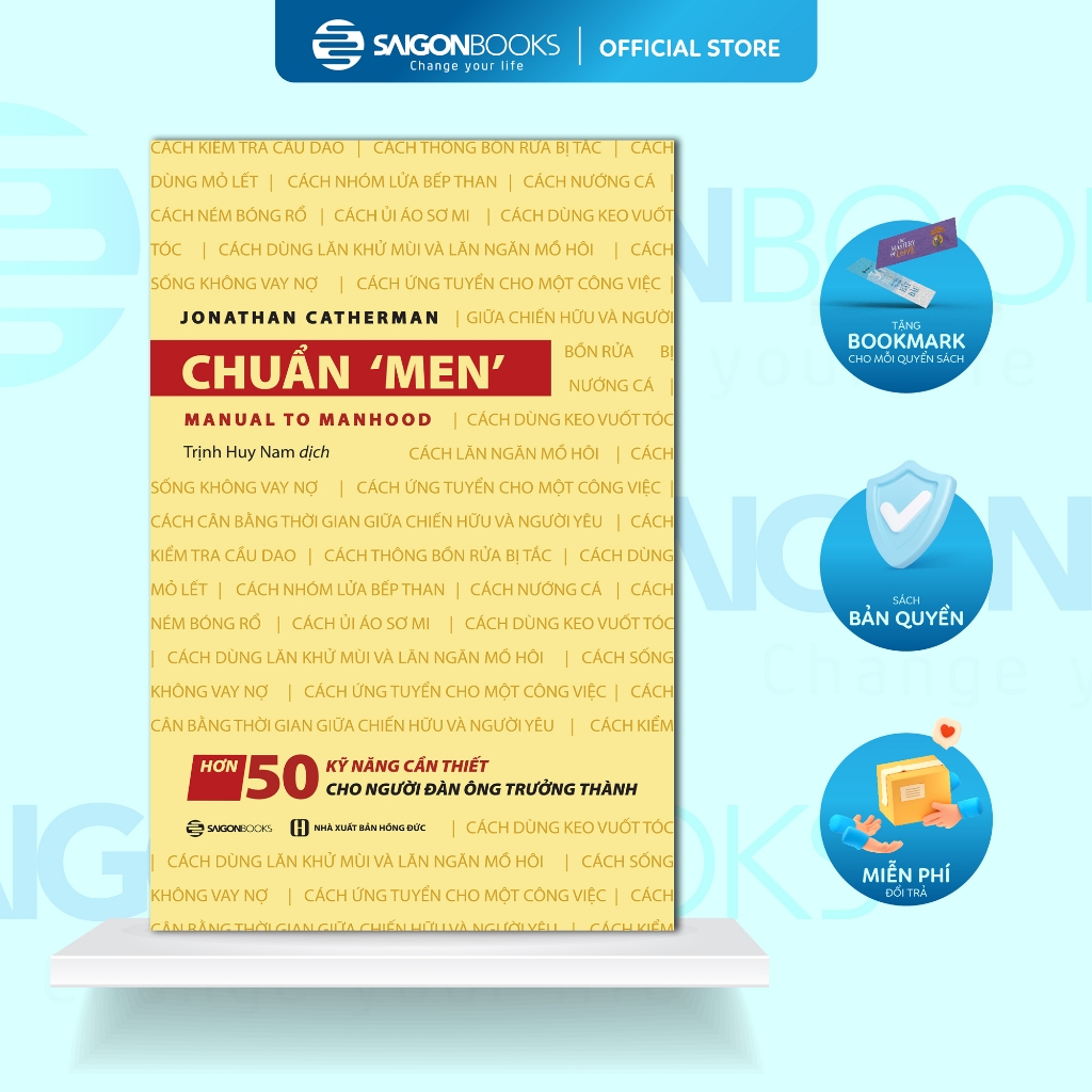 Sách - Chuẩn 'Men' - Hơn 50 kỹ năng cần thiết cho người đàn ông ...