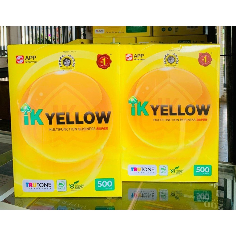 Giấy A4 IK Yellow | Shopee Việt Nam