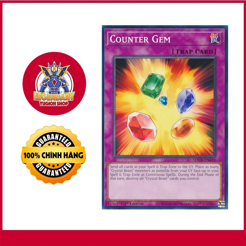[Thẻ Bài Yugioh Chính Hãng] Counter Gem | Shopee Việt Nam