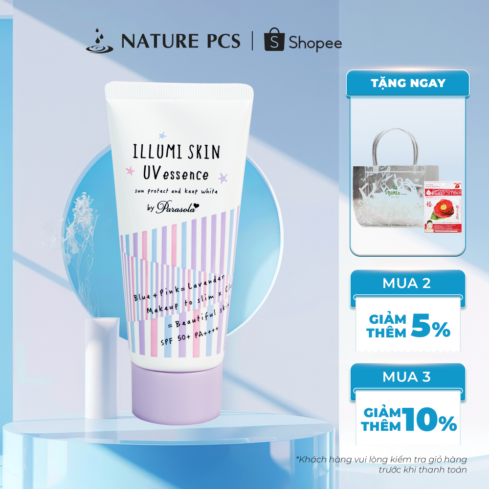 Kem Chống Nắng Dưỡng Da Nâng Tông Dạng Gel Naris Parasola Illumi Skin ...