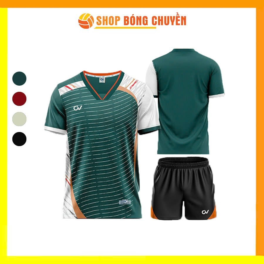 Bộ Quần Áo Bóng Chuyền CV-CV01 Form Chuẩn, Đồ Bóng Chuyền Chất Vải Mềm Mịn Thấm Hút Mồ Hôi ...