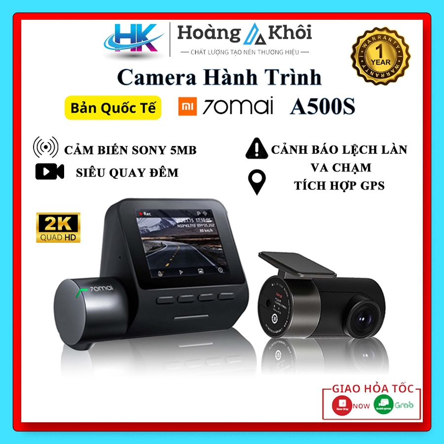 Camera hành trình 70Mai Dash Cam Pro Plus A500s, phiên bản quốc tế ,cảm ...