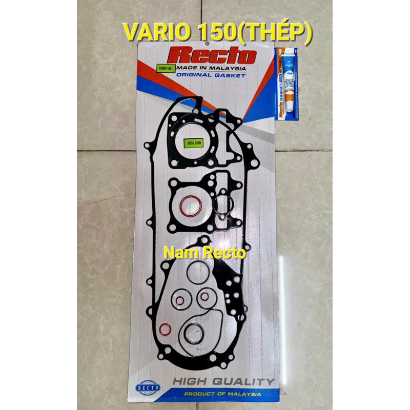 Bộ ron máy honda Vario 150(thép) chính hãng Recto malaysia | Shopee Việt Nam