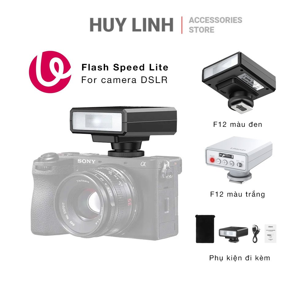 Ulanzi F12 đèn flash mini dành cho máy ảnh chính hãng | Shopee Việt Nam