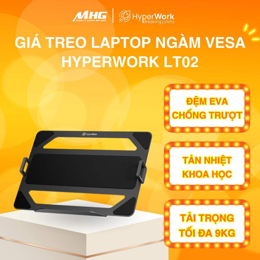 Giá Treo Laptop Vesa HyperWork LT02 | Phụ Kiện Gắn Laptop | Sản Phẩm ...