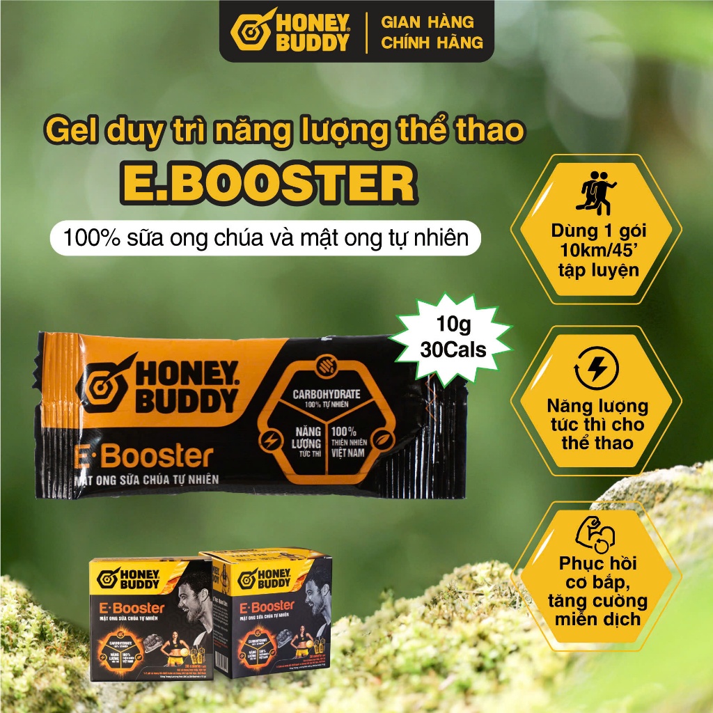 Gel năng lượng HONEY BUDDY E.Booster - Nạp năng lượng nhanh cho dân ...
