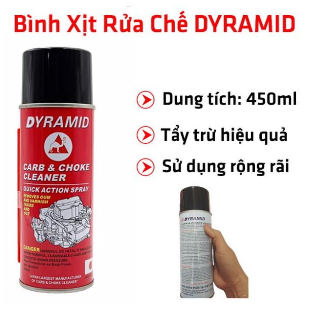 Bình Xịt Chế Dyramid / Xịt Chế Lạc Đà / 450ml Súc Bình Xăng, Tẩy Rửa Ô ...