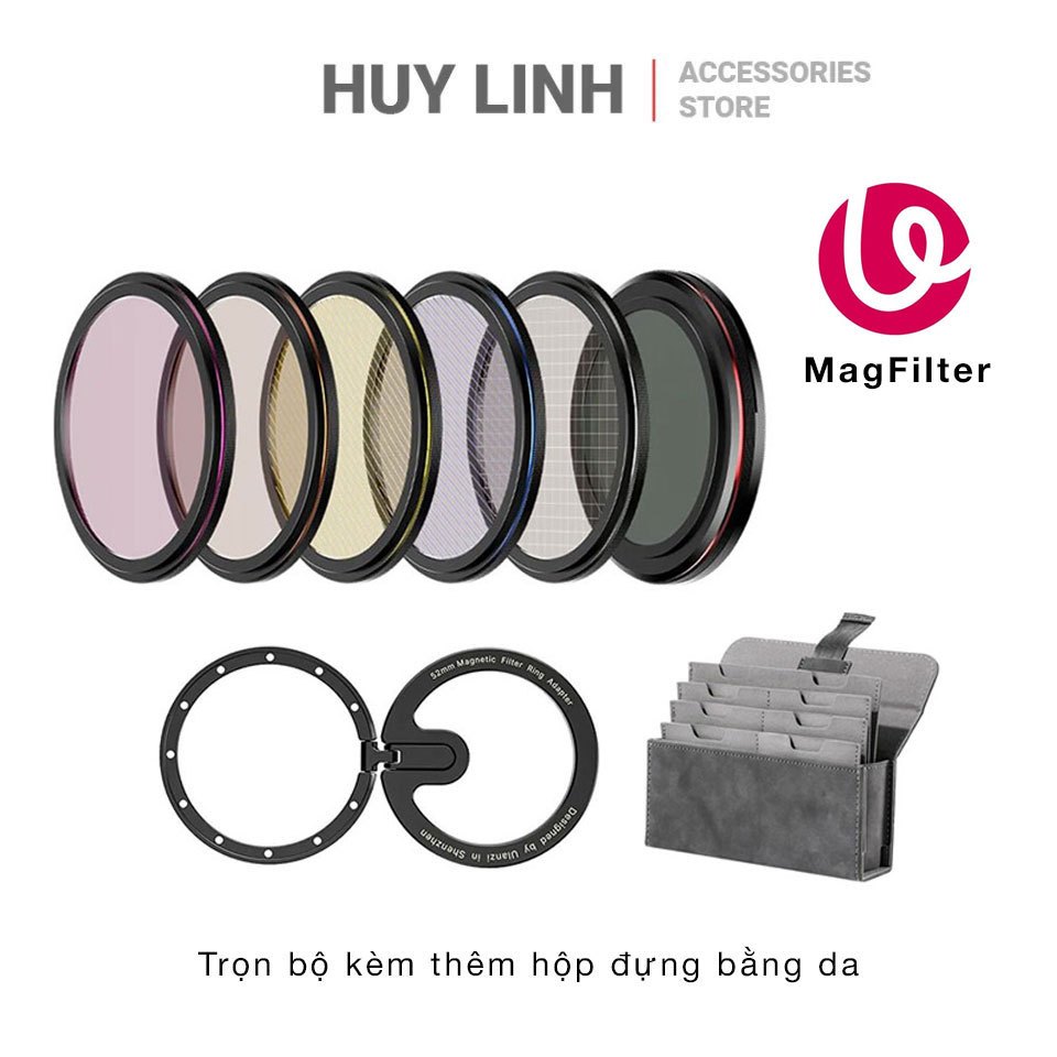 [Trọn bộ] Filter 52mm Ulanzi HP-013 MagFilter từ tính cho điện thoại ...