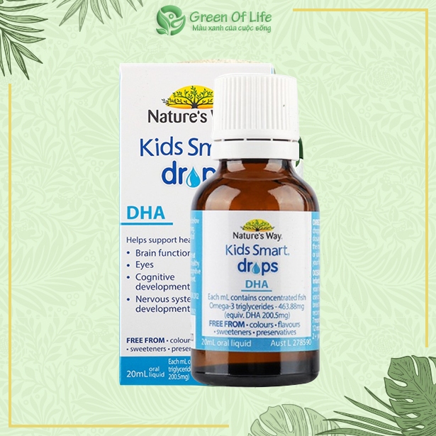 DHA Nature’ Way Kids Smart dạng giọt Drops 20ml Úc - DHA Nature’Way ...