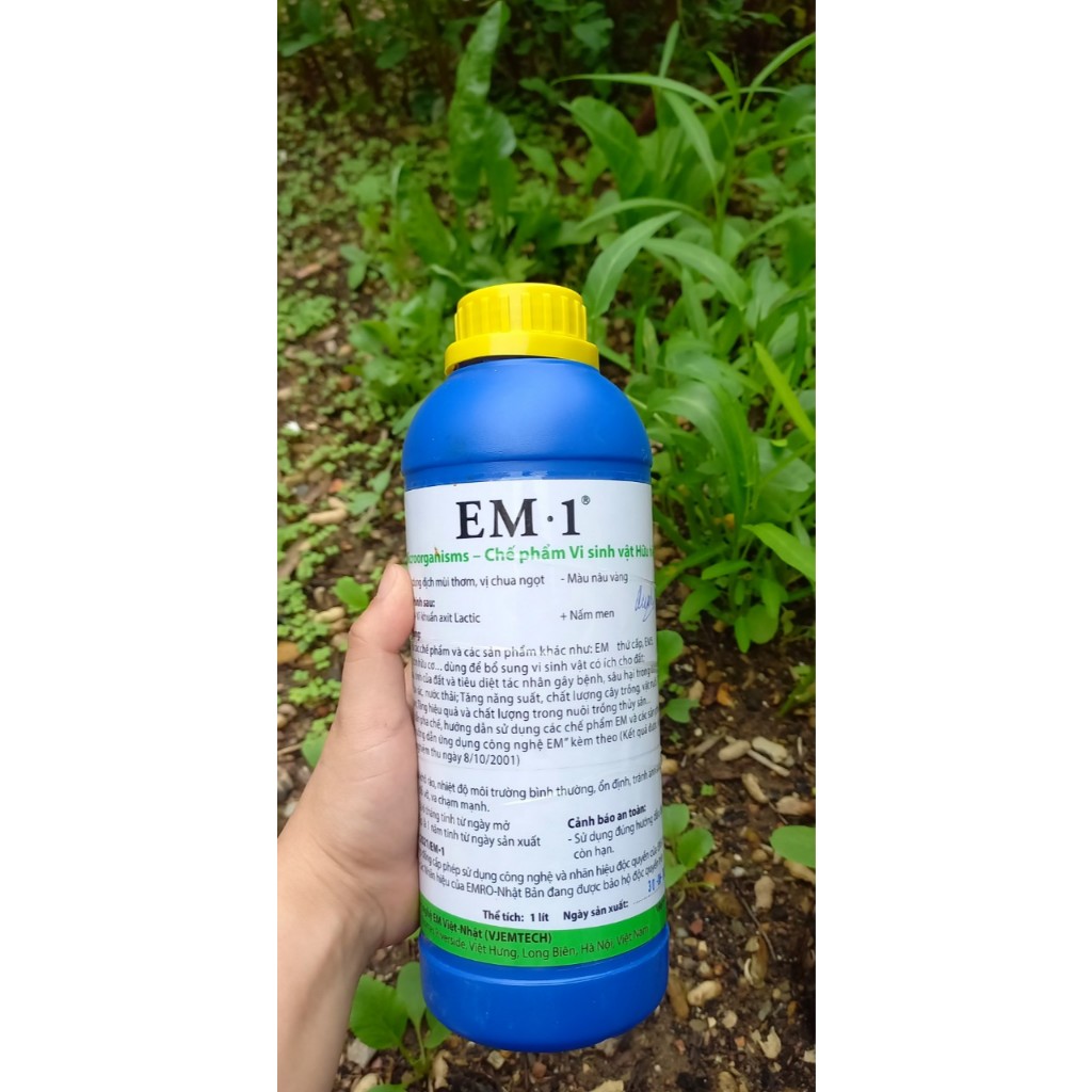 Chế phẩm vi sinh EM1 gốc - Công nghệ Nhật Bản EMRO Dùng để ủ phân hữu ...
