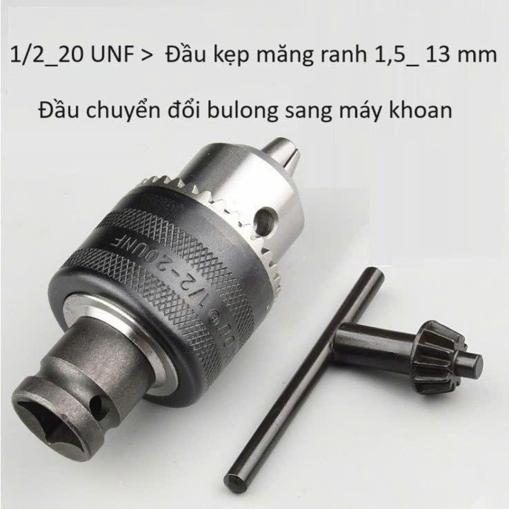 Bộ Chuyển Đầu Máy BULONG 1/2 Sang Đầu Khoan 13li | Shopee Việt Nam