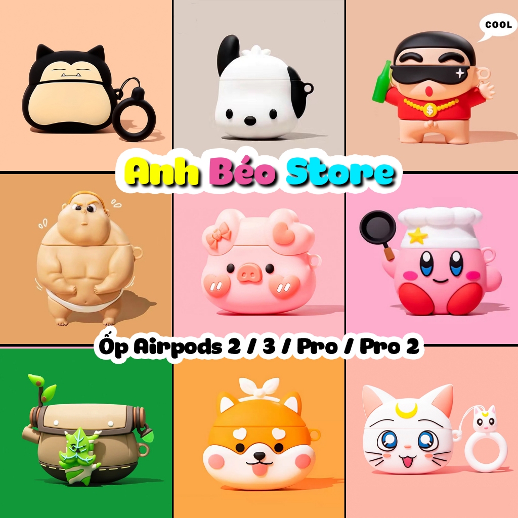 Vỏ đựng ốp Airpod case airpods 2 3 Pro Pro2 bảo vệ tai nghe không dây ...