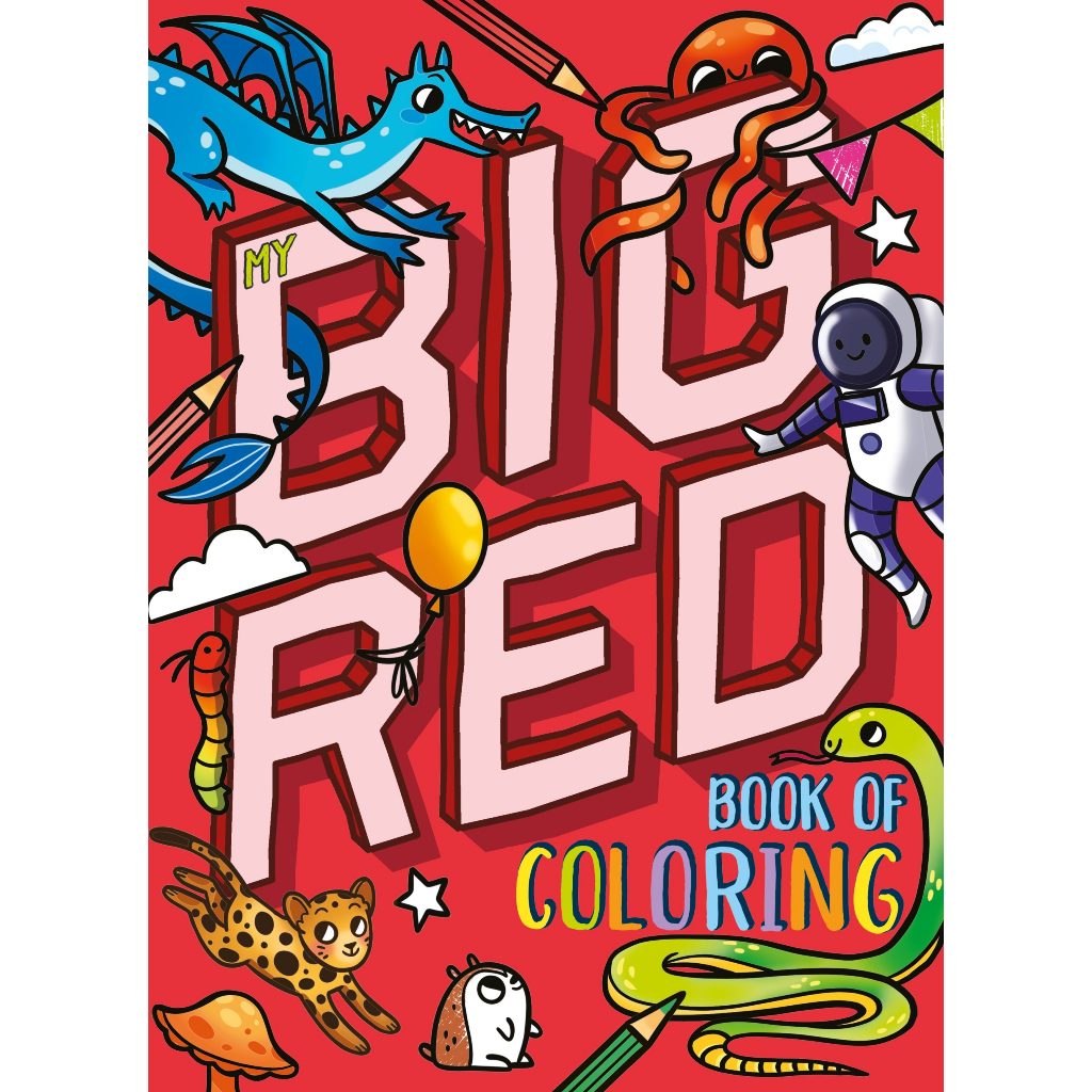 Sách tiếng anh tô màu My Big Red Book Of Colouring | BOOKMEDI | Shopee ...