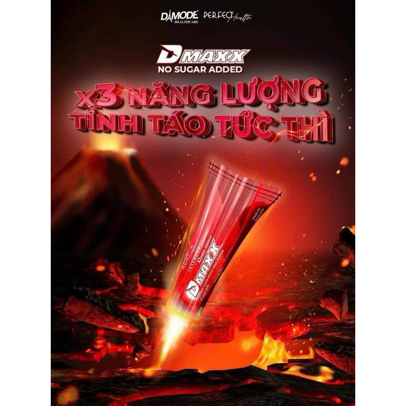DMAXX Thức Uống Bổ Sung Vitamin Năng Lượng DAMODE 1 Gói Dùng Thử Màu Đỏ ...